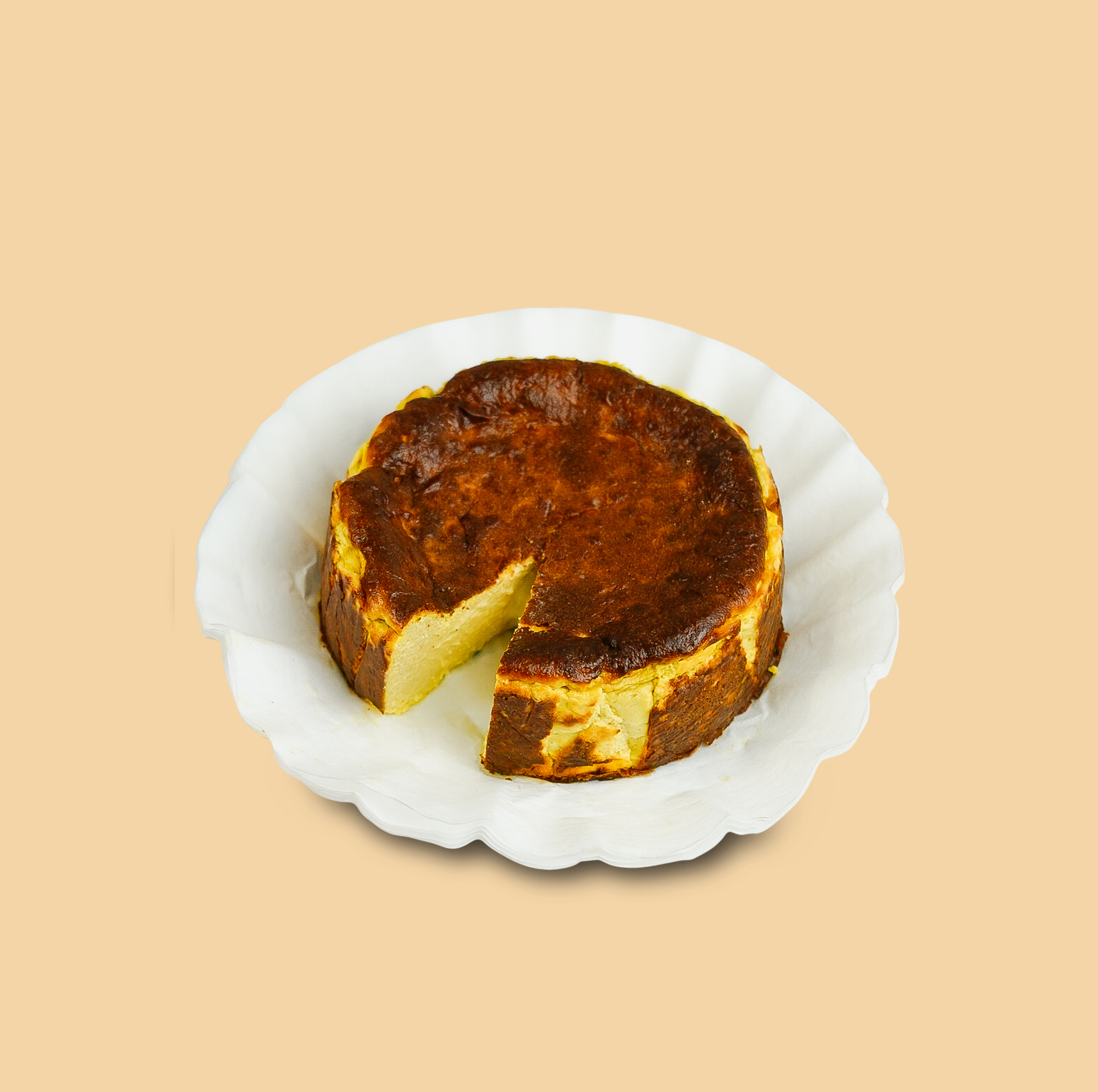 Mango & Passion Fruit Basque Cheesecake 望月芒芒百里香巴斯克奶酪蛋糕 - Taitussi